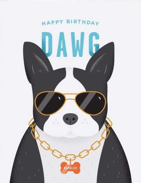 Happy Birthday Dawg Card – Wiggles and Whiskers